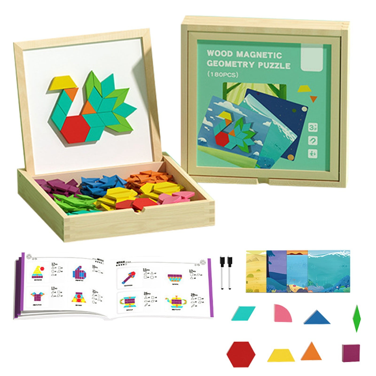 Tangram Puzzle Geometric Building Set – Spark Creativity & Critical ...