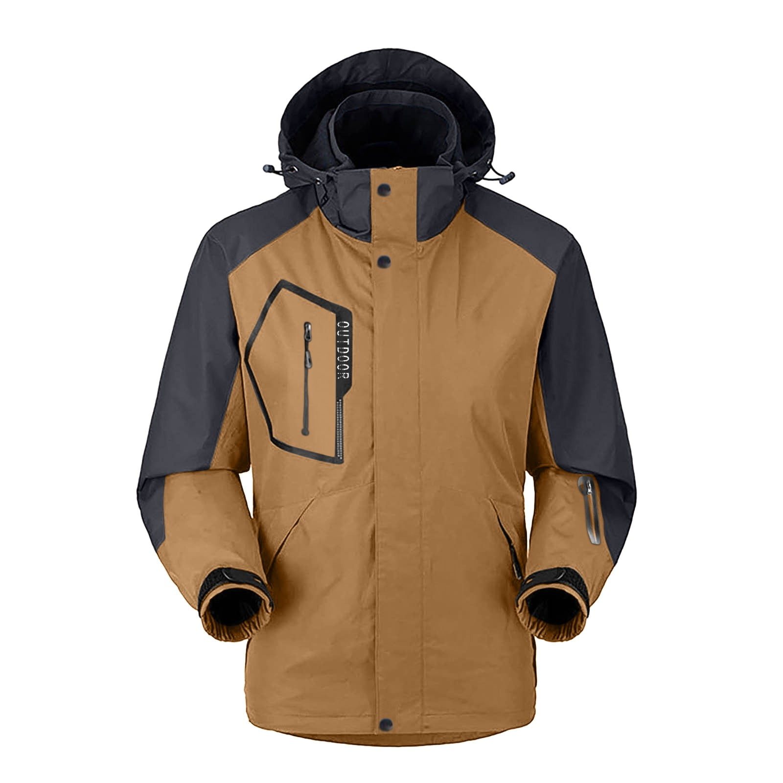 Tanhomme Jacket Water Resistance Hooded Winter Coats for Outdoor Work ...
