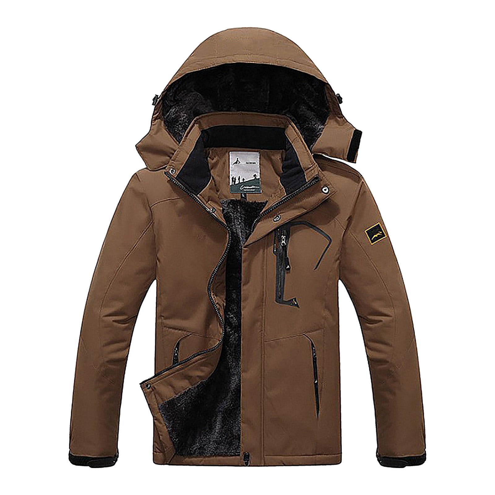 Tanhomme Men's Winter Coat Water-proof Ski Jacket Windproof Raincoat ...