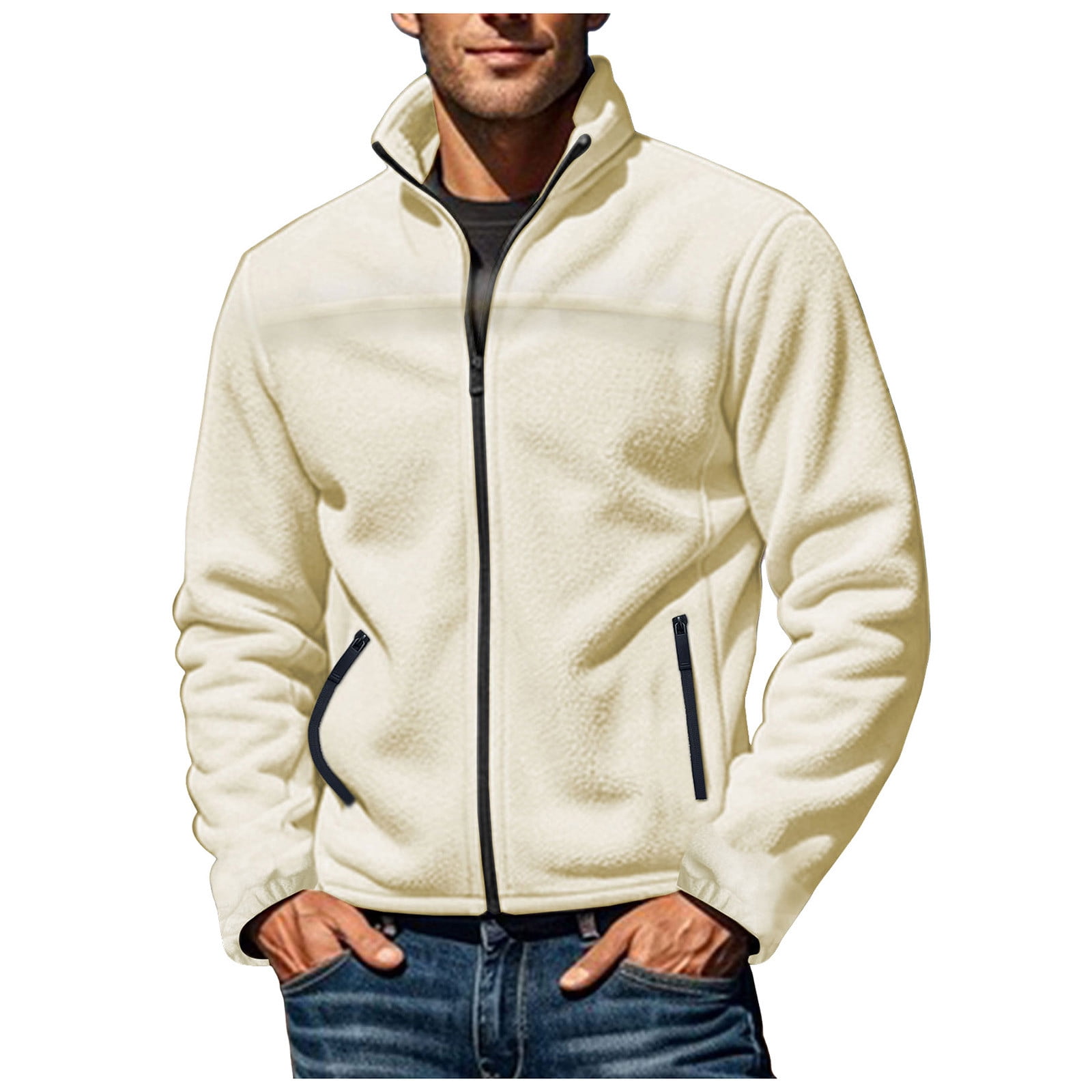 Tanhomme Mens Sherpa-Lined Hoodie Men's Lightweight Packable Hooded ...