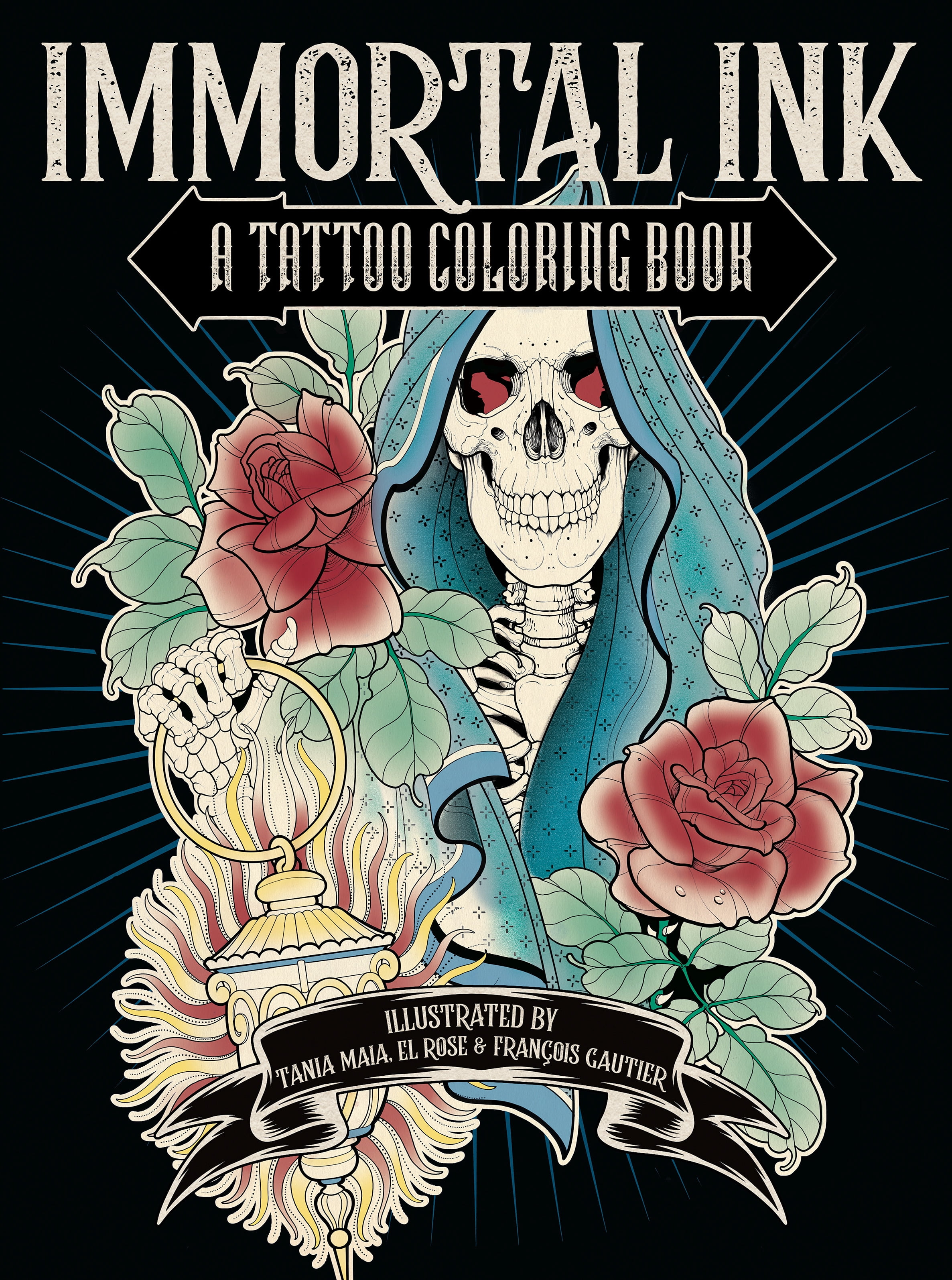 Immortal Ink: A Tattoo Coloring Book, 96 pages (Paperback) - Walmart.com