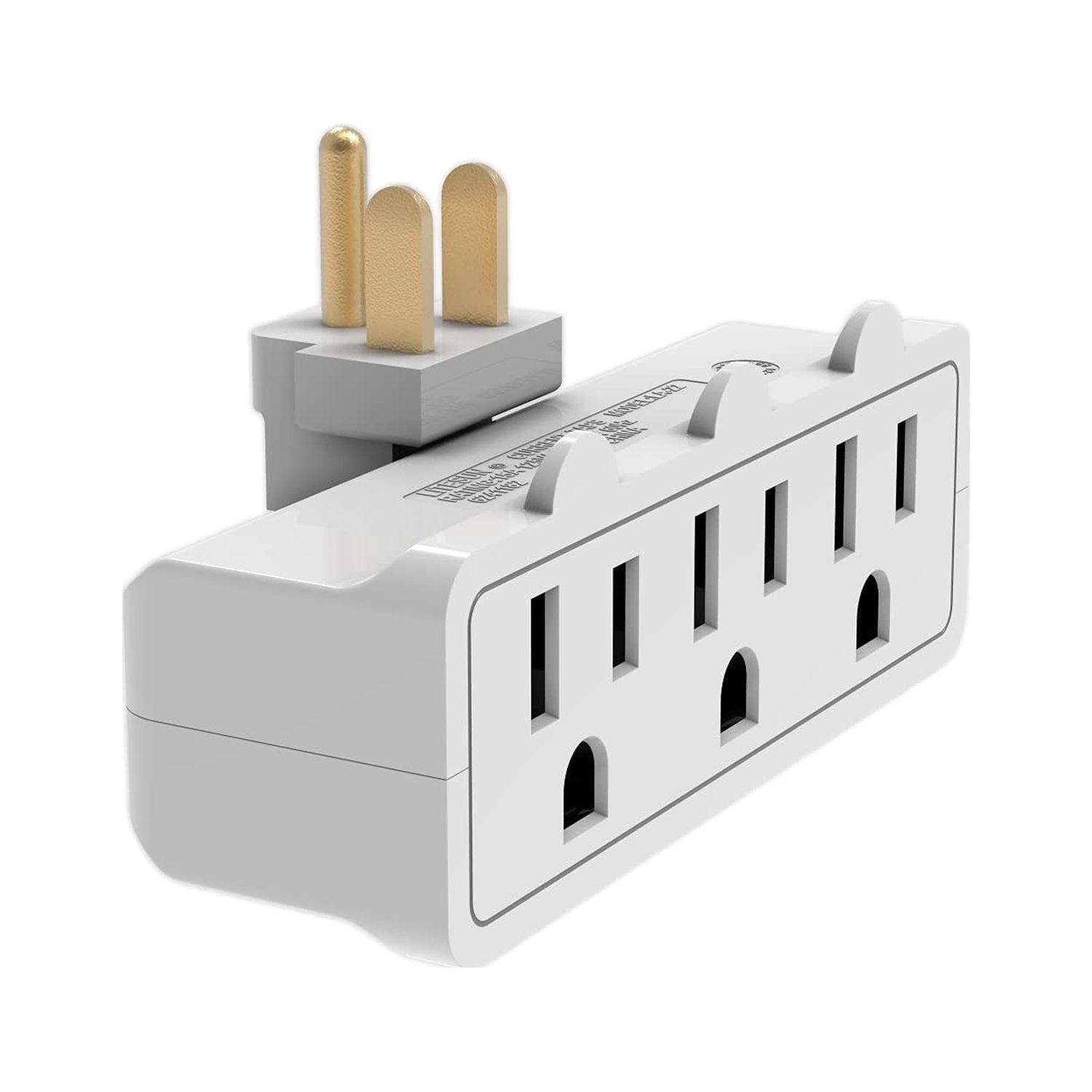 GE 3-Outlet Grounded Office Cord, 8' - Walmart.com