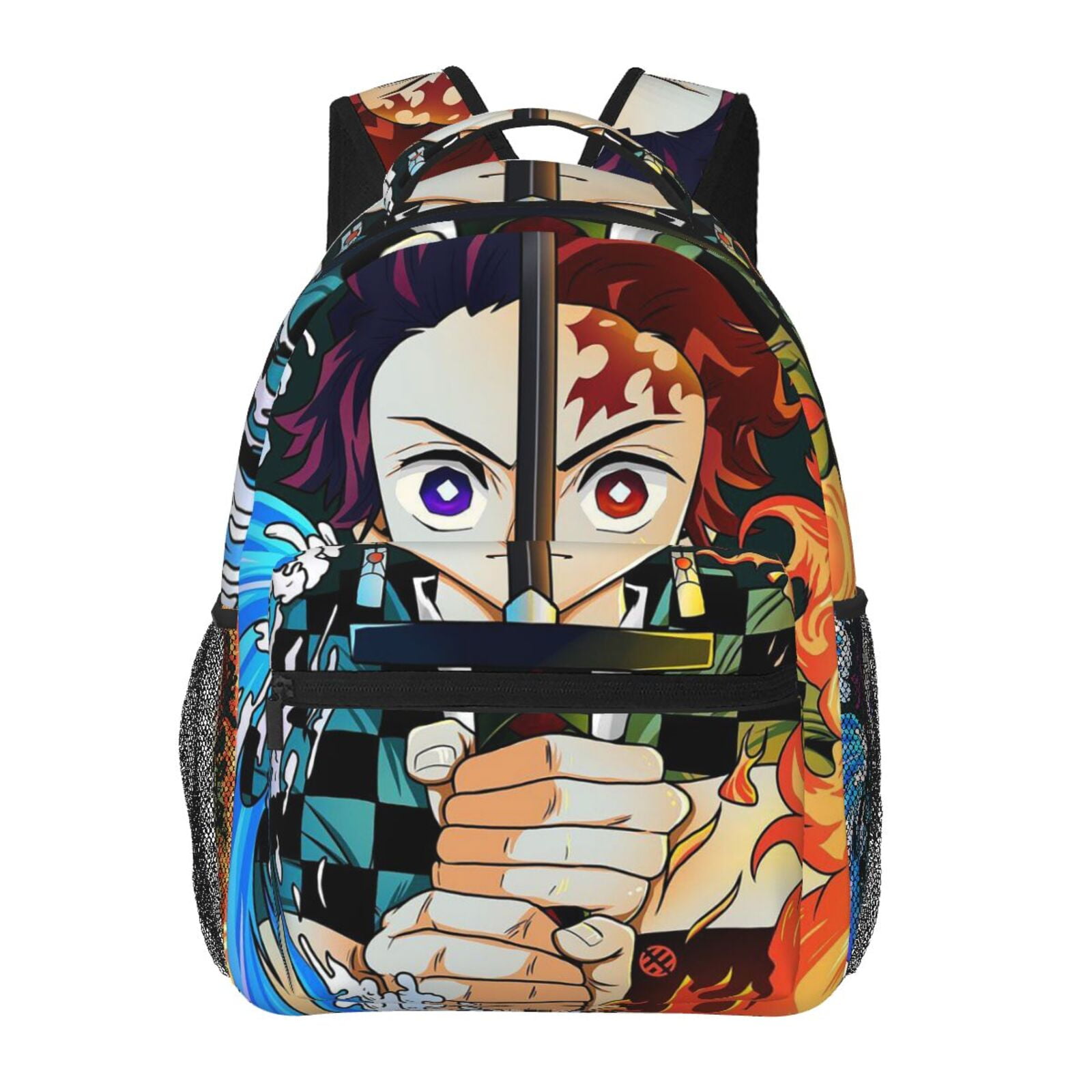 Tanjiro Kamado Fashion Backpacks Laptop Bag Backpack Lightweight ...