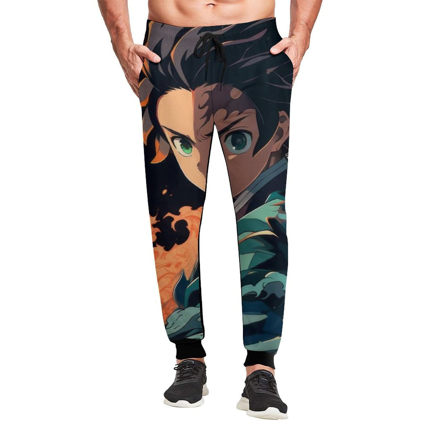 Tanjiro Kamado Demon Slayer Mens Sweatpants 3D Print Novelty Casual ...