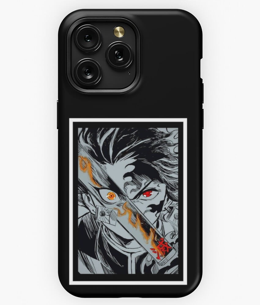 Tanjiro Kamado Fire God Dance G1581 Phone Case for iPhone17 16 15 14 13 ...