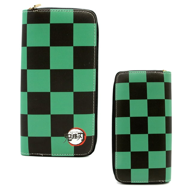 Tanjiro Kamado Pattern - Demon Slayer 3.5x7.5" Zipped Wallet - Walmart.com