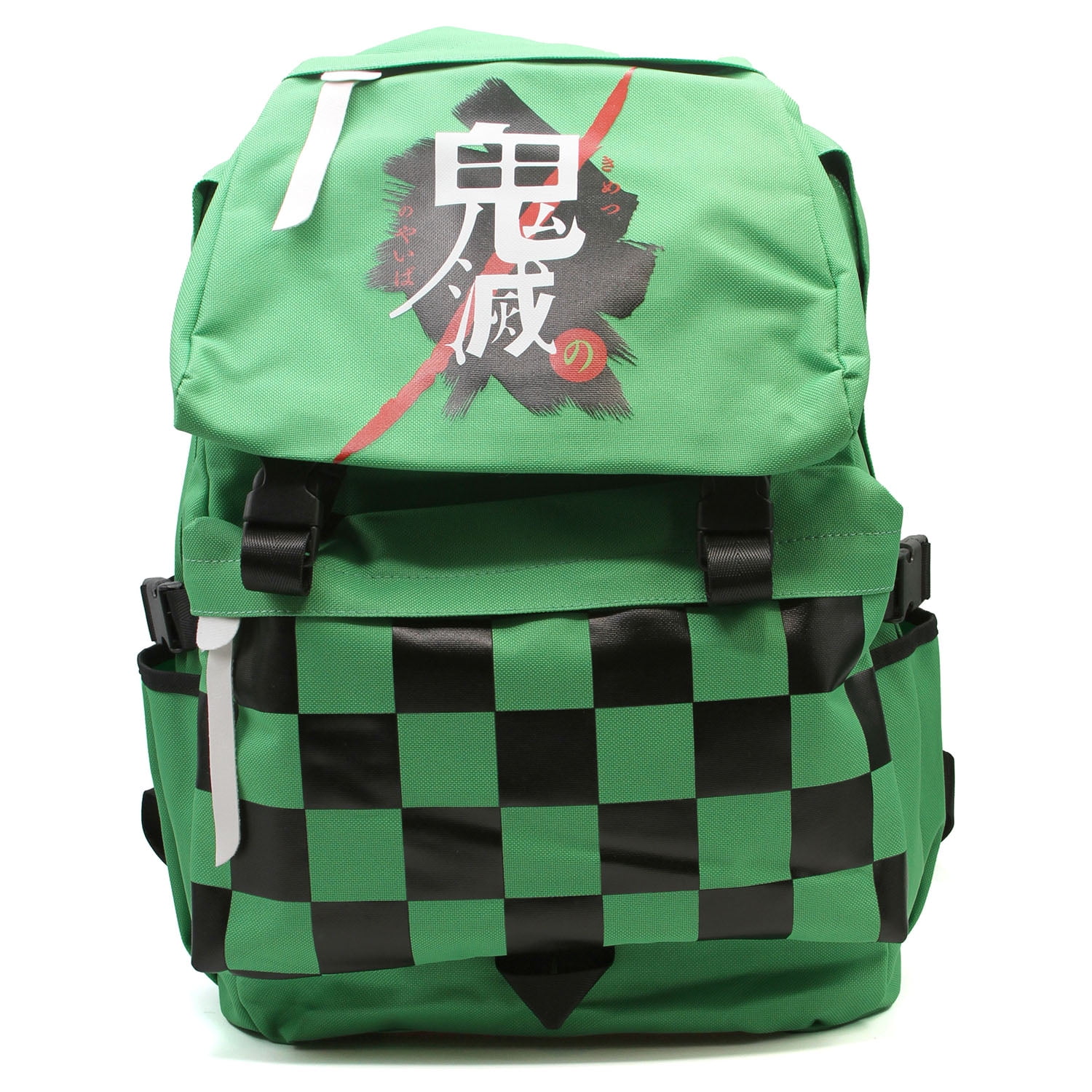 Tanjiro Kamado Pattern Kanji - Demon Slayer 17" School Backpack ...