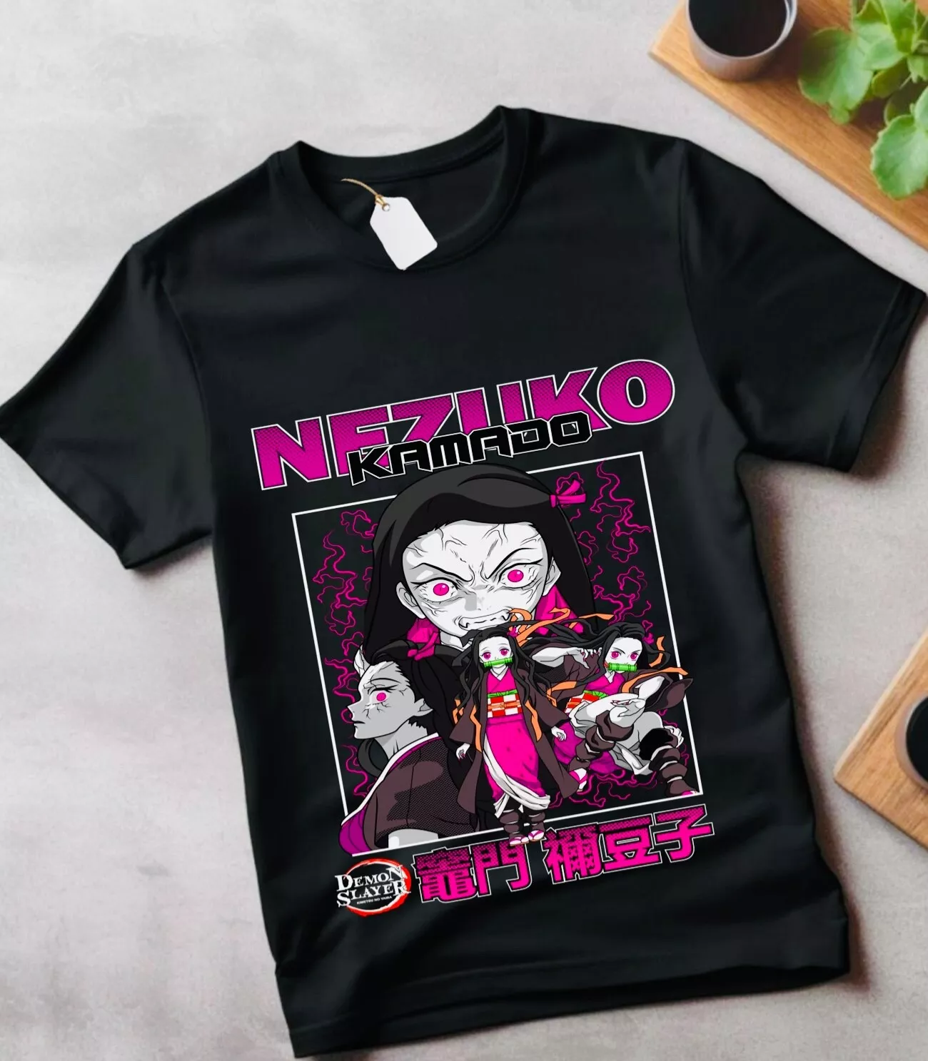 Tanjiro Nezuko T-Shirt Demon Slayer Kimetsu No Yaiba Manga Horror Shirt ...