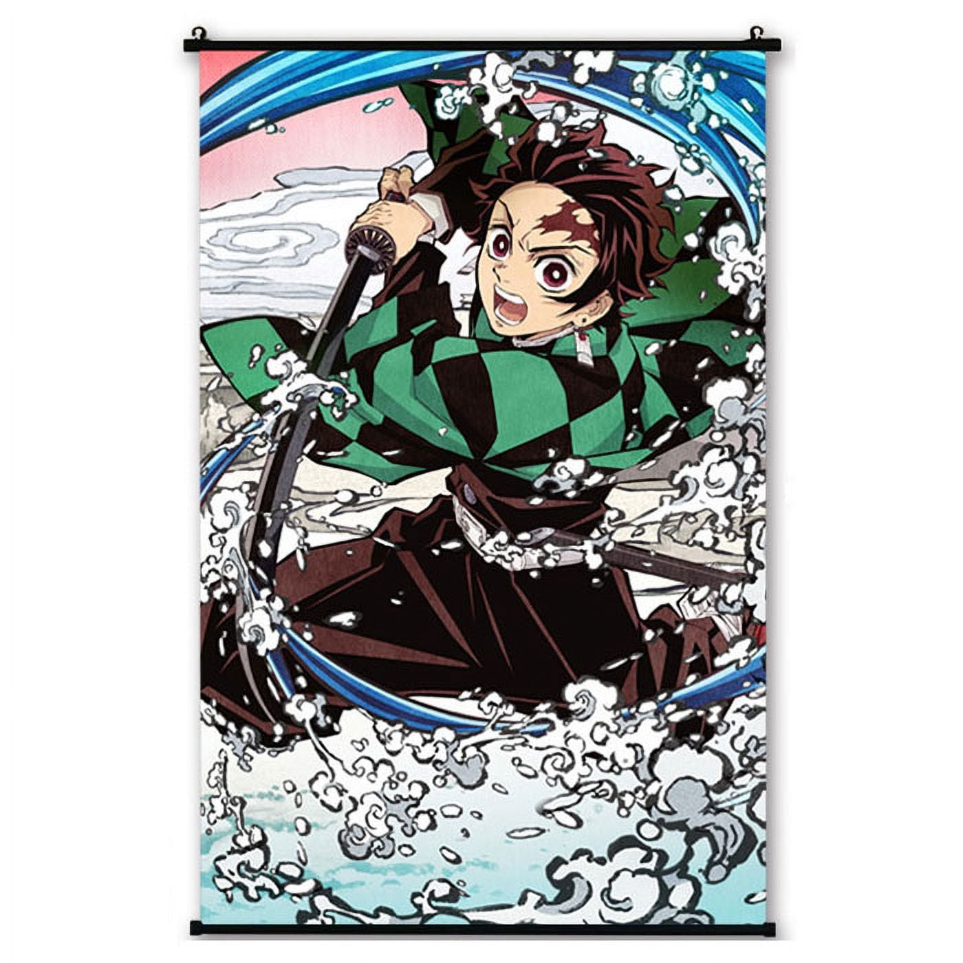 Tanjiro Water 7th Form - Demon Slayer 23x35" Wall Scroll - Walmart.com
