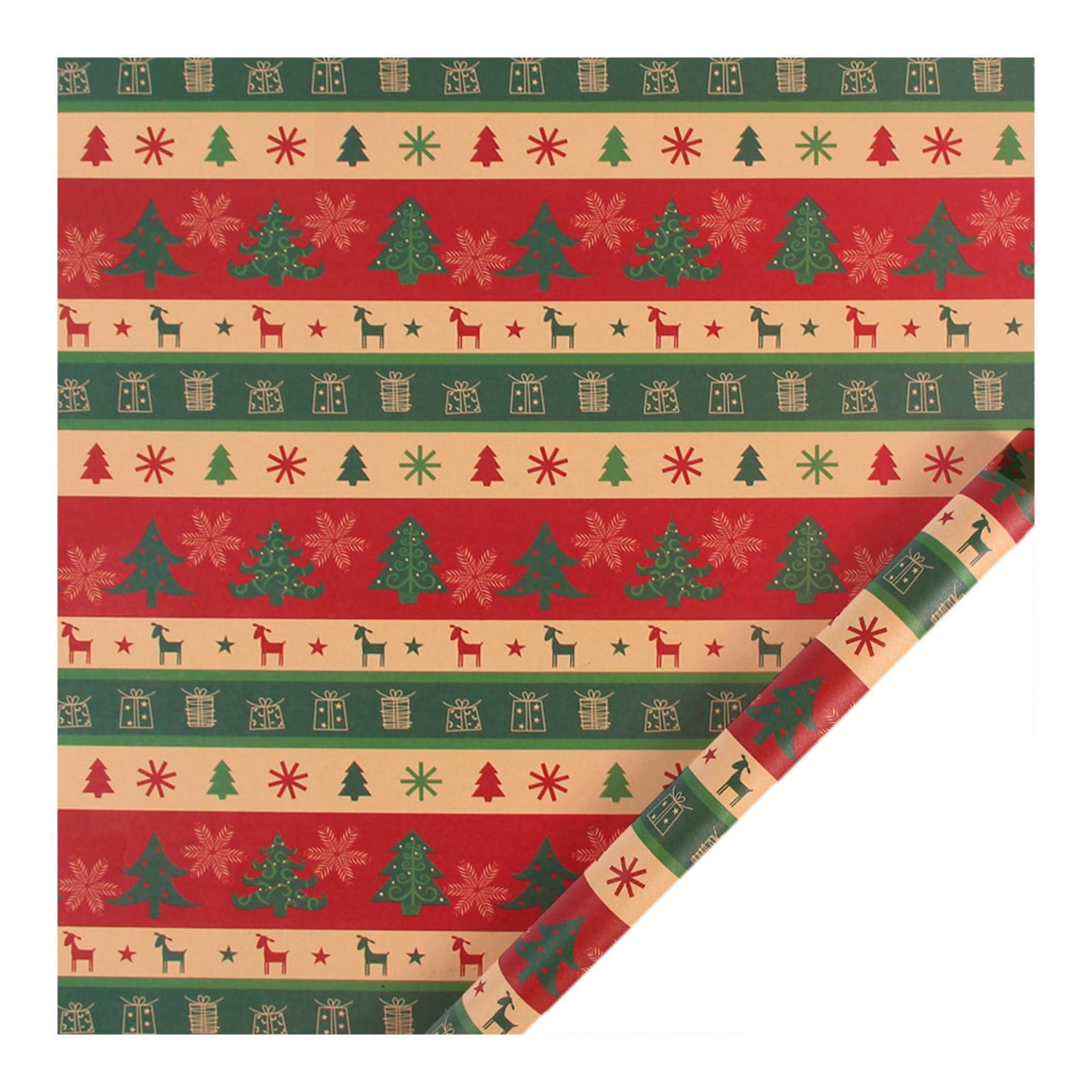 Tanjnj Christmas Wrapping Paper, Recycled Gift Wrapping Paper Set ...