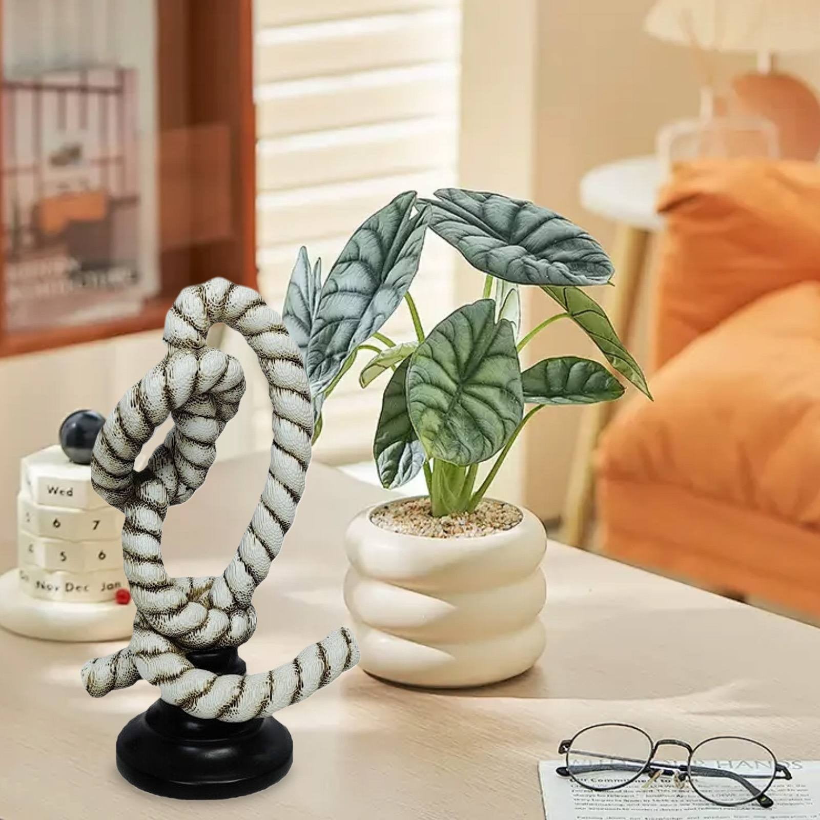 Tanjnj Clearance! Knot Figurine Rope Statue Home Decoration Decorative ...
