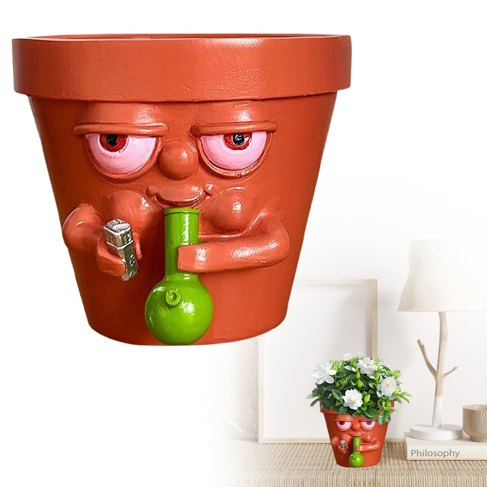 Tanjnj Clearance! New Ashtray Flower Pot A Simulation With Hilarious ...