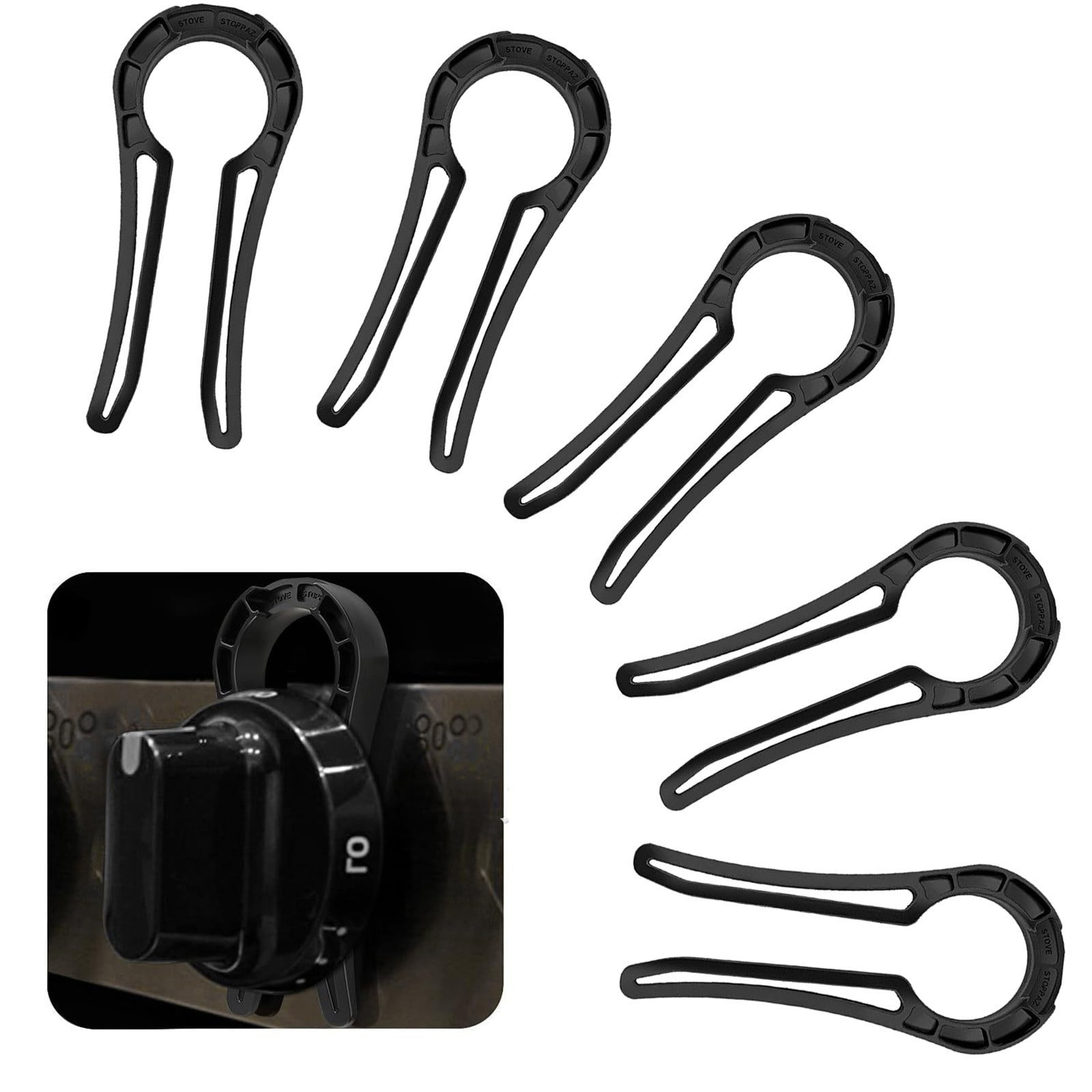 Tanjnj Gas Cooker Knob Lock Stove Knob Locks Stove Stoppaz Child Guards ...