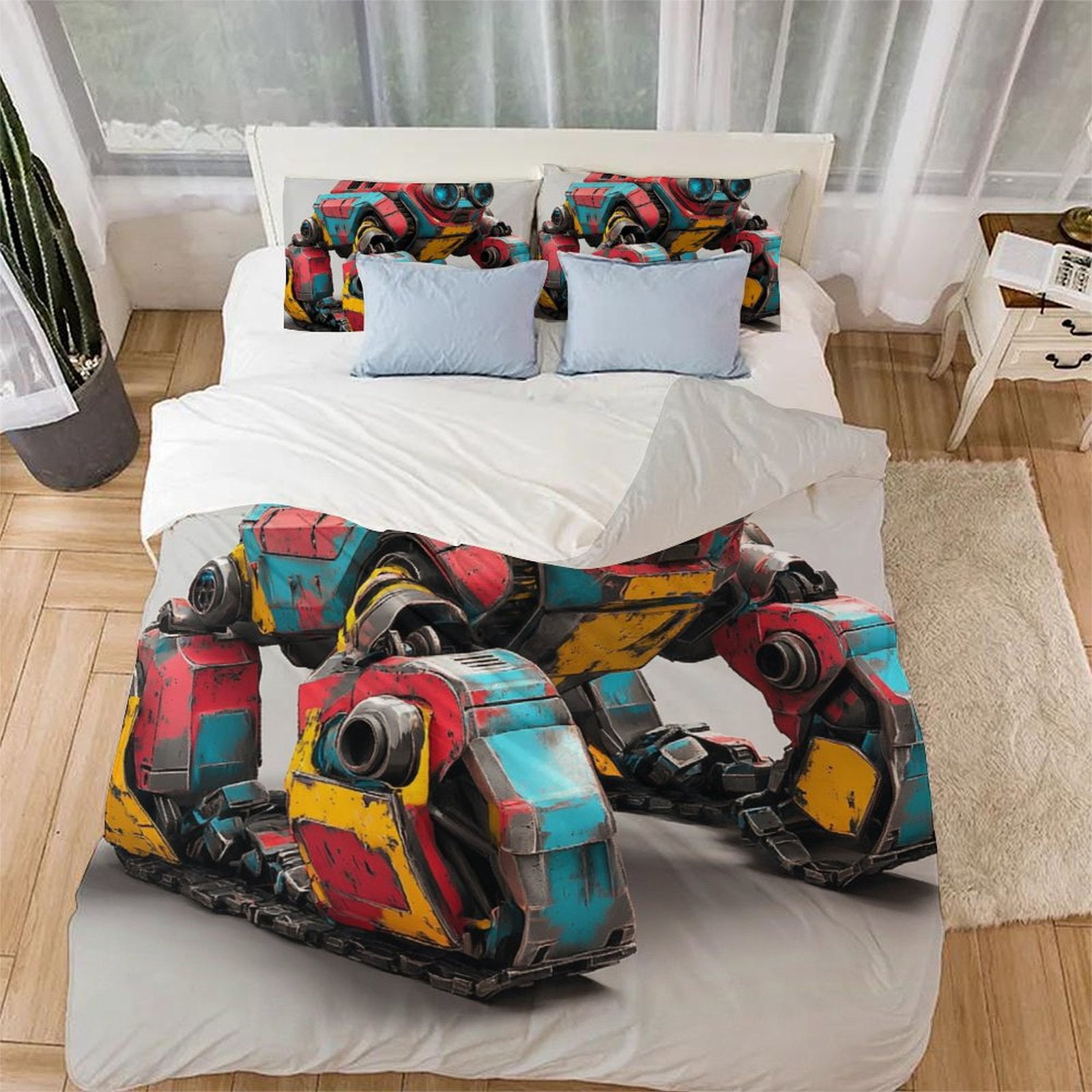 Tank 3D Printed Quilt Cover Duvet Cover Bedding Set Comforter Covers 3 ...