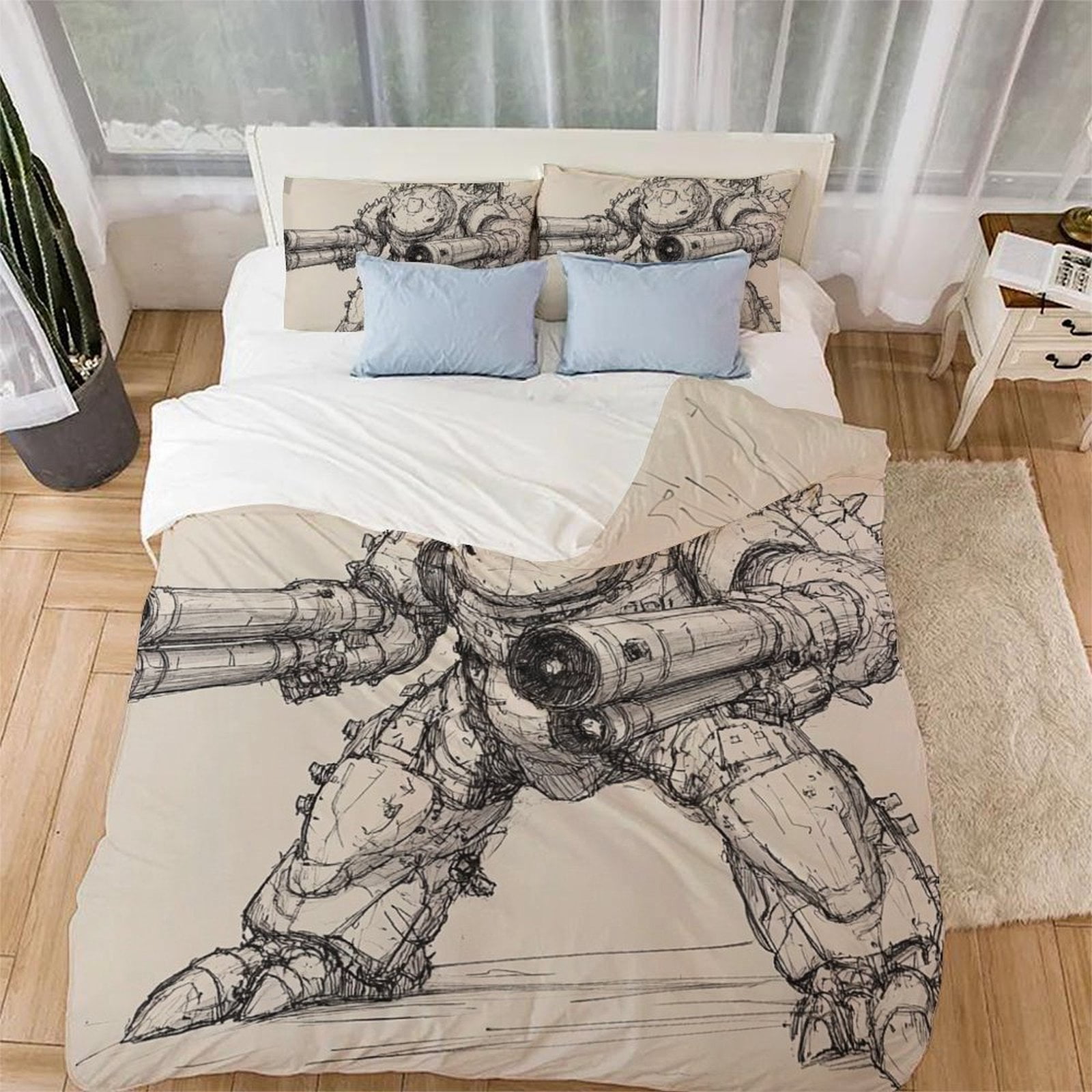 Tank 3D Printed Quilt Cover Duvet Cover Comforter Covers Bedding Set ...