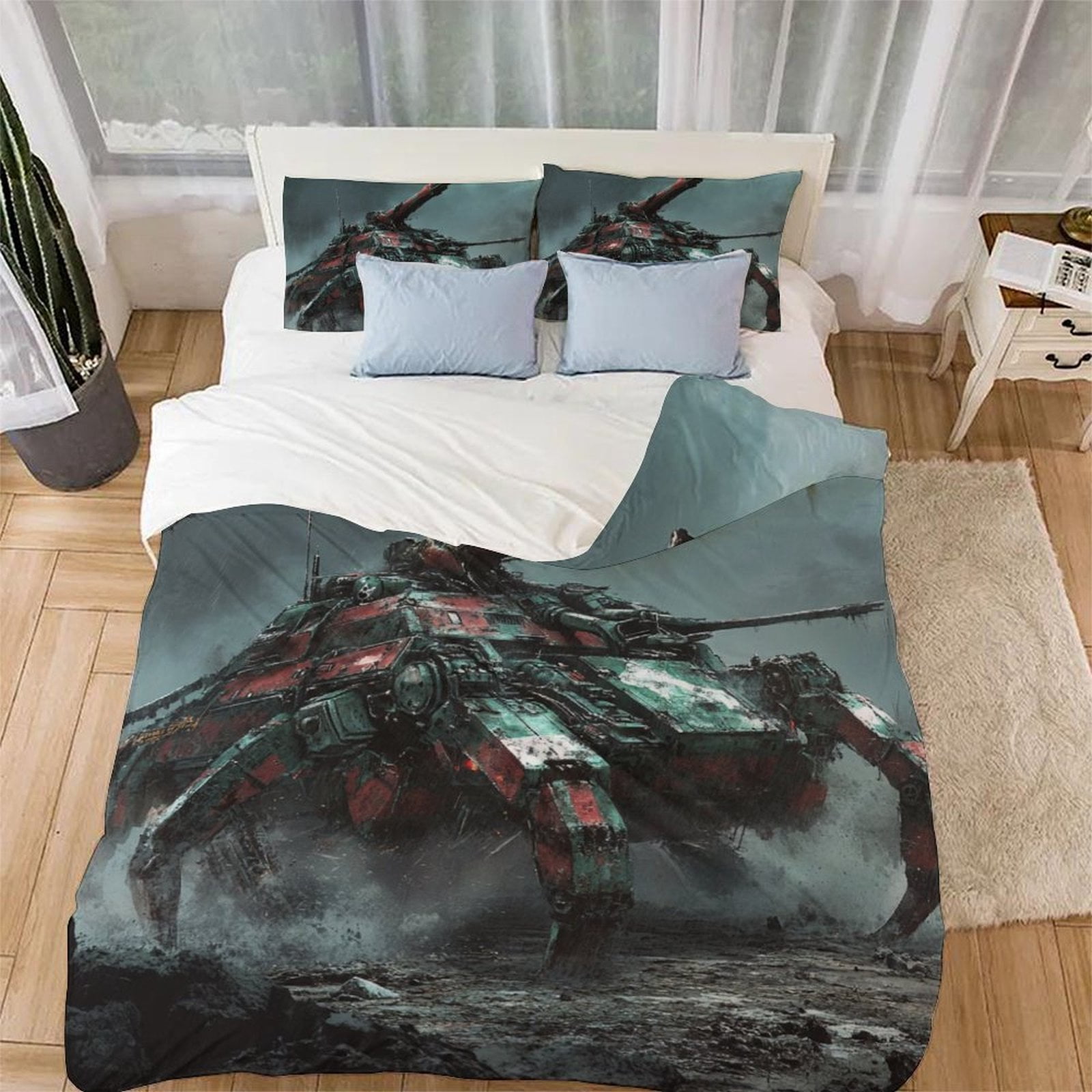 Tank Bedding Set Quilt Cover 3D Printed Comforter Covers Duvet Cover 3 ...