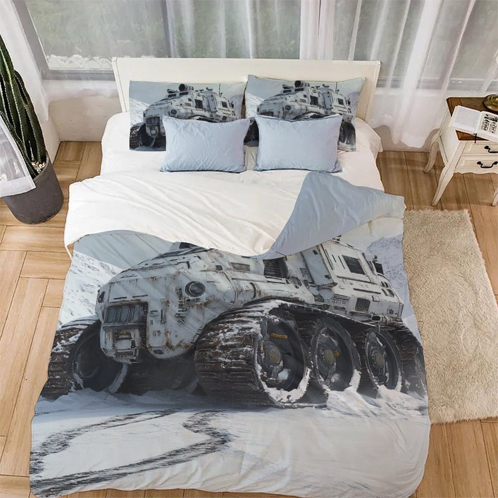 Tank Bedding Set Quilt Cover 3D Printed Duvet Cover Comforter Covers ...