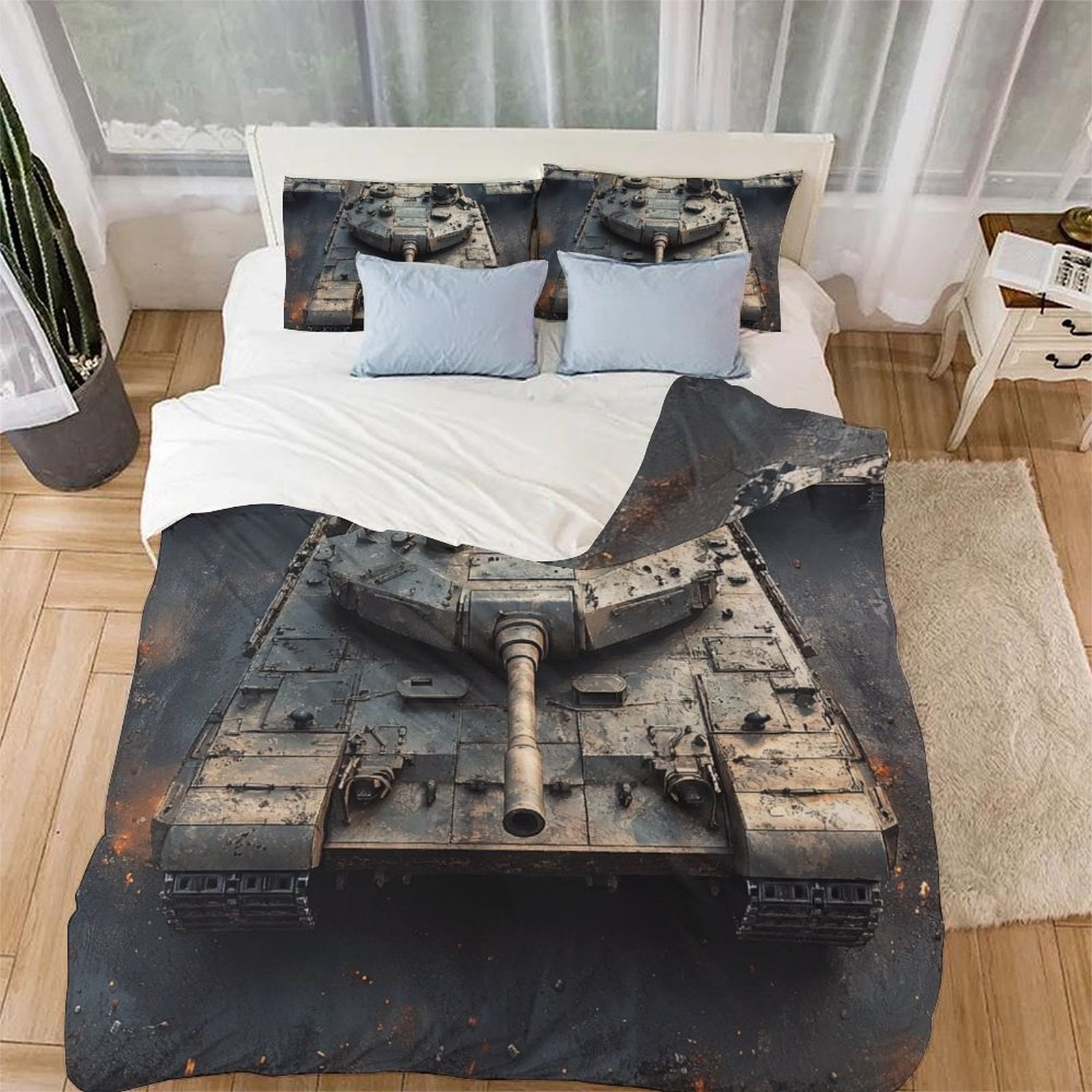 Tank Comforter Covers Duvet Cover 3D Printed Bedding Set Quilt Cover ...