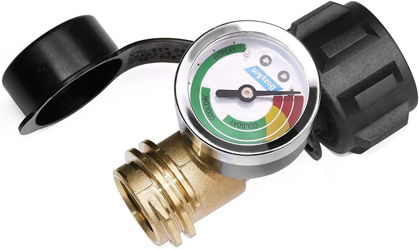 Tank Gauge Level Leak Detector Gas Meter Color Coded Universal for ...