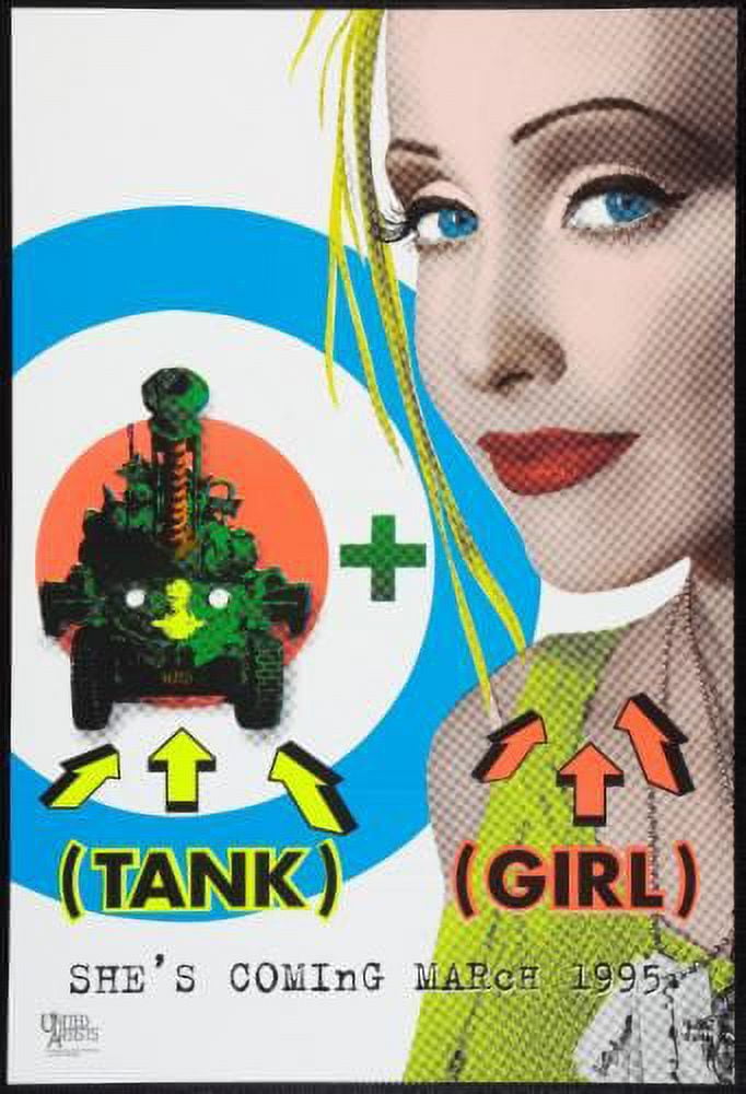 Tank Girl Movie Poster Metal Sign 8inx 12in Metal Art Print 8x12 Multi ...