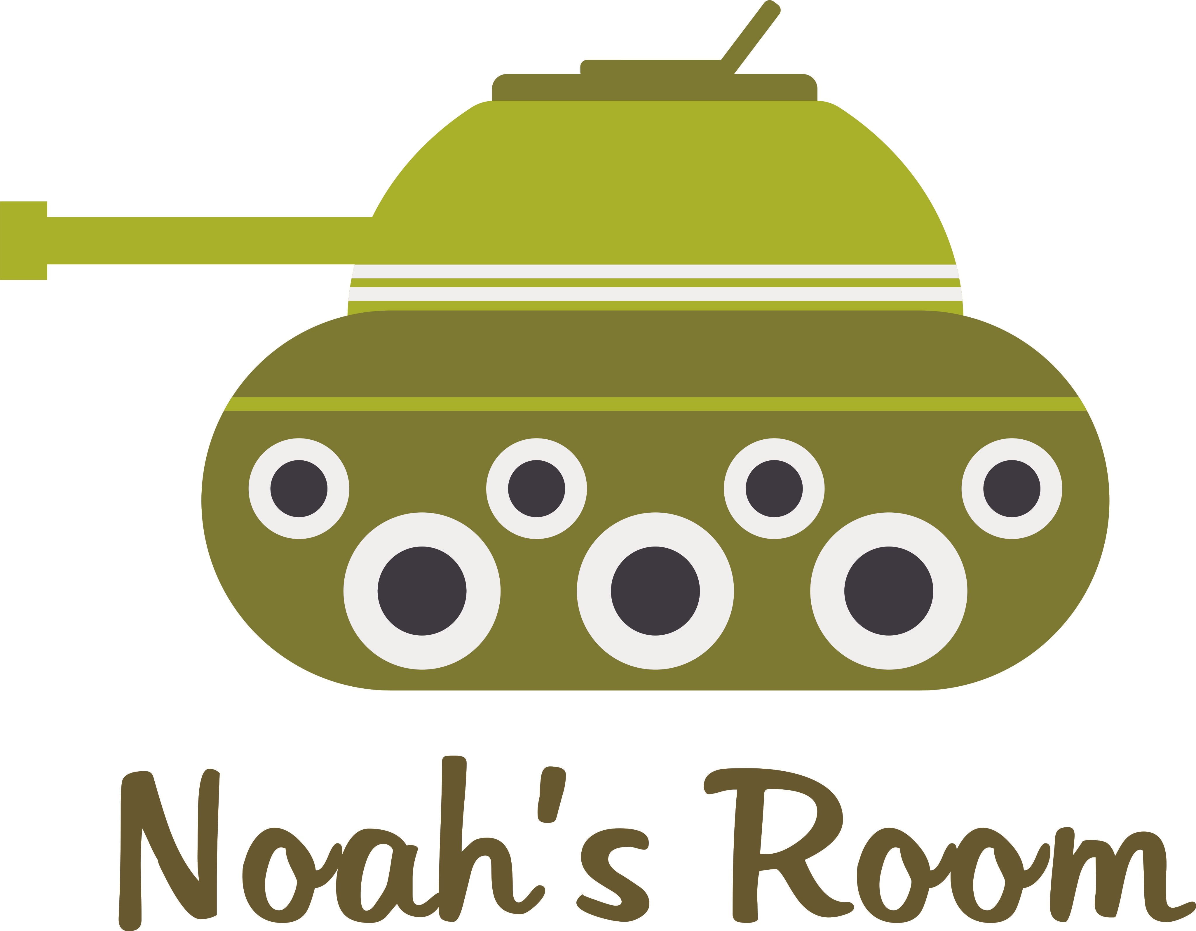 Tank Panzer Cute Military Tanks Cartoon Customized Wall Decal Custom ...