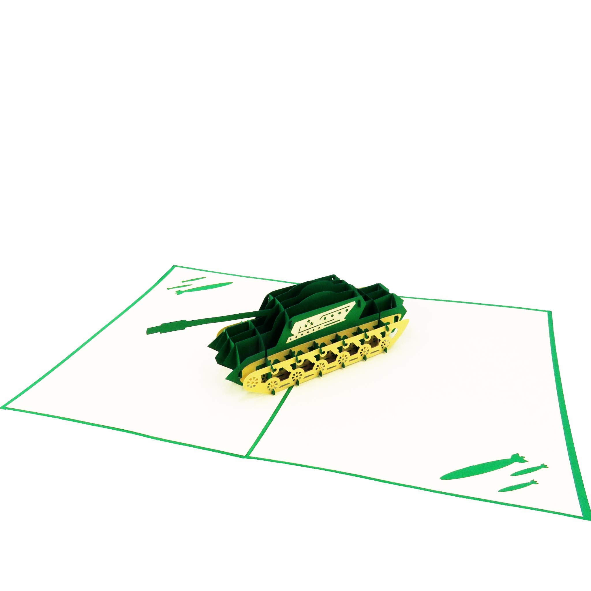 Tank Pop up Cards - Veterans SMRDay, Remembrance Day, Birthday Greeting ...