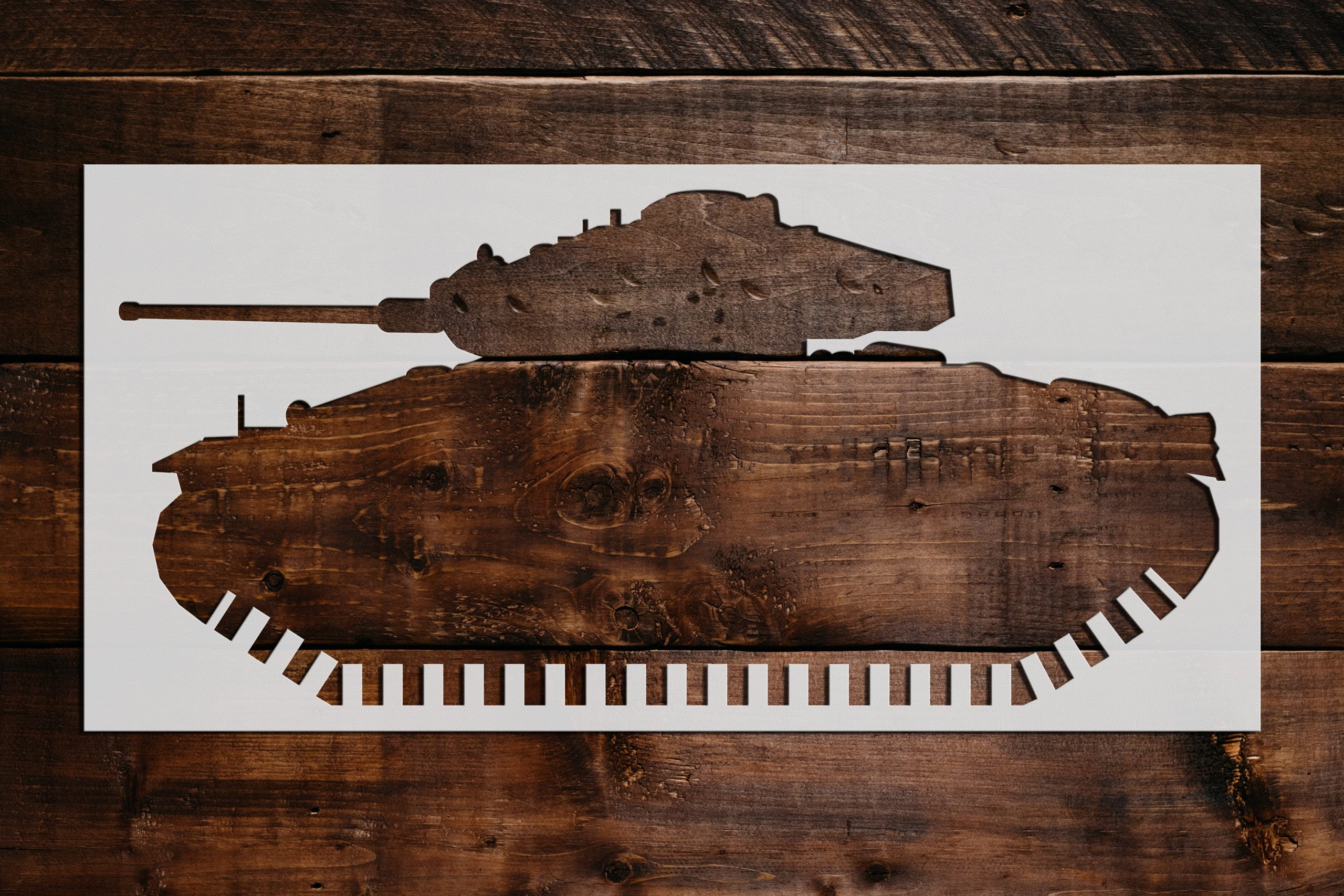 Tank Stencil - Art and Wall Stencil (21"x63") - Walmart.com