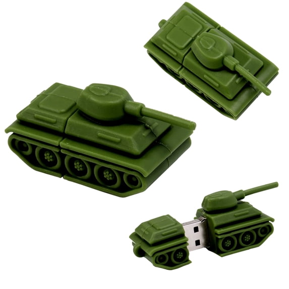 Tank Thumb Drive - Vehicle Shaped USB Flash Drive - Military Tank USB ...