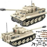Tank Tiger 131 Building Blocks Model Brick Building Toy Set - Walmart.com