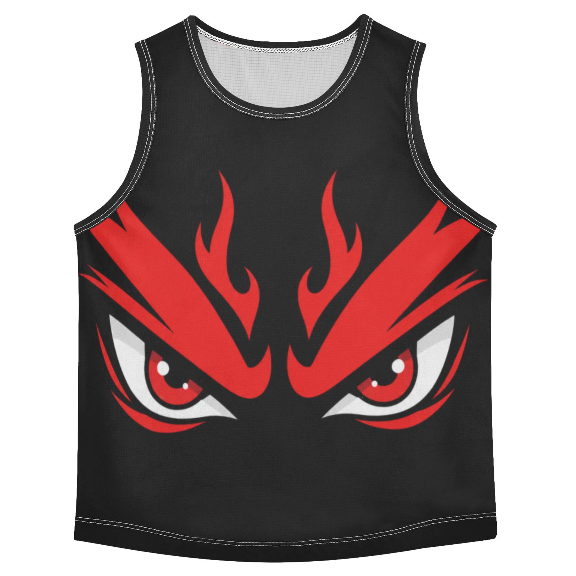Tank Top Shirts Fiery Red Eyes Pattern Quick-Dry Athletic for Running ...
