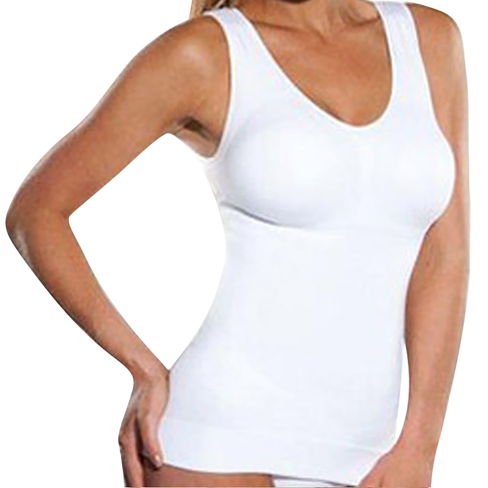 Tank Top for Women UK Women's Shapewear Upper Body Corset Postpartum Waist Tight Shape Body ...