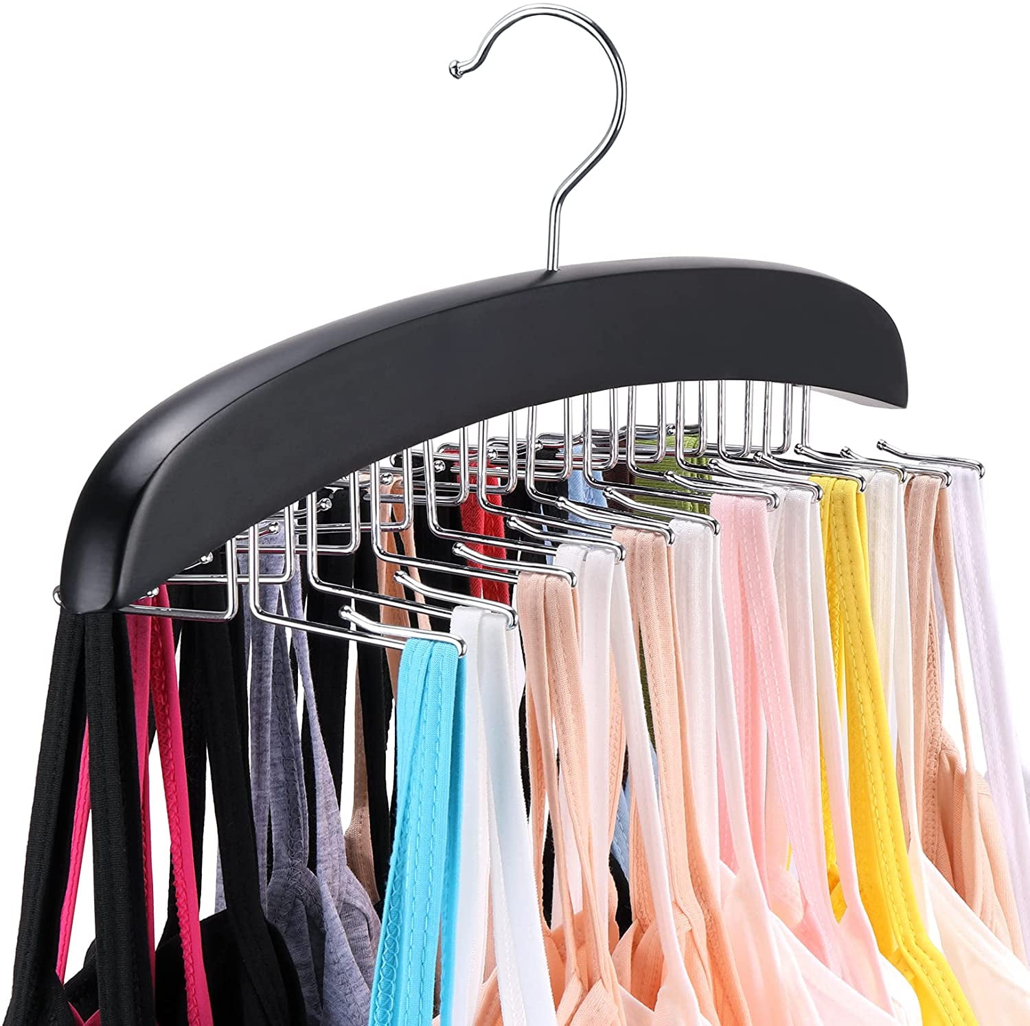 Tank Tops Hanger Bra Hangers Space Saving Hanger Metal Folding Closet ...
