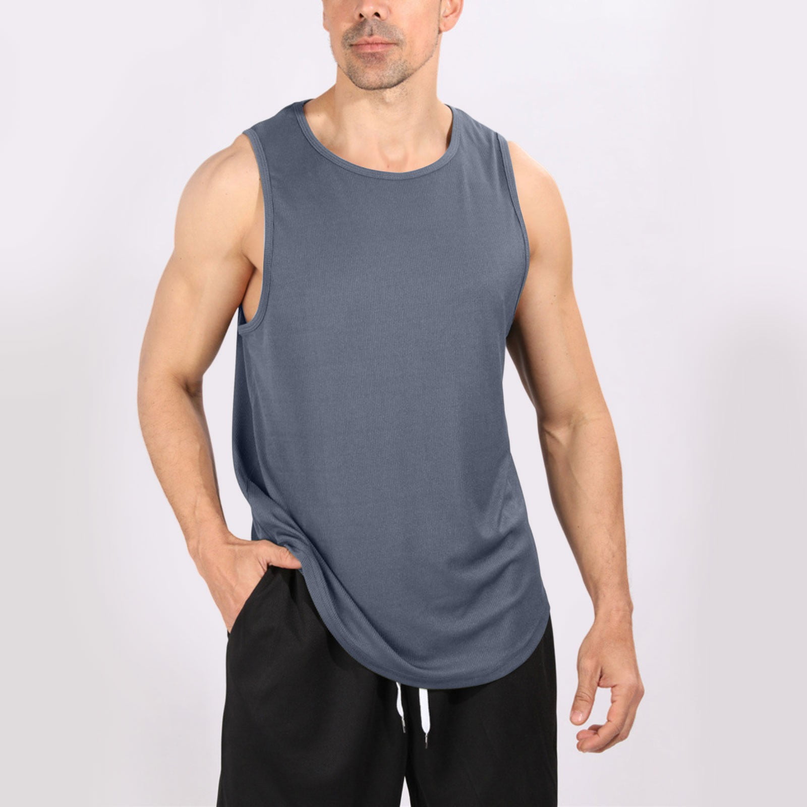 Tank Tops Lightning Deals Of Today Prime Solid Color Athletic - Walmart.com