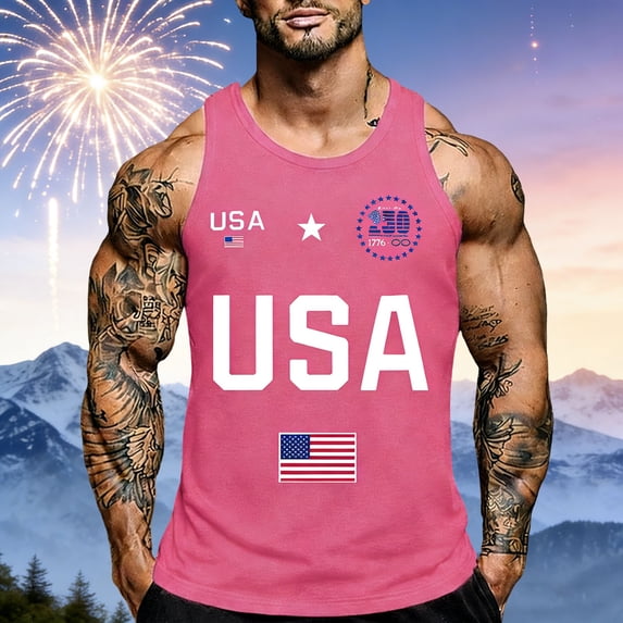 Tank Tops for Men Regular Fit Comfortable Athletic Workout Tees Basic ...