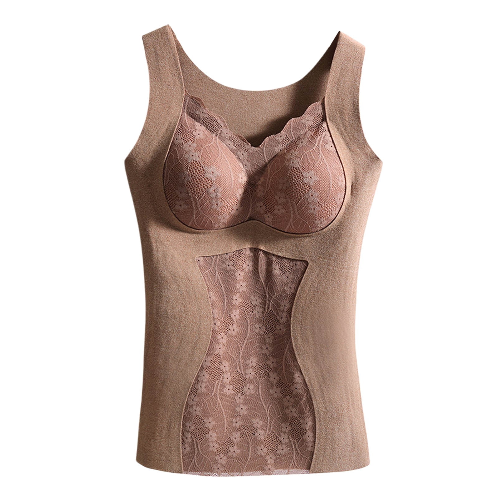 Tank Tops for Women,Underwire Convertible T-Shirt Bra with One Smooth U ...