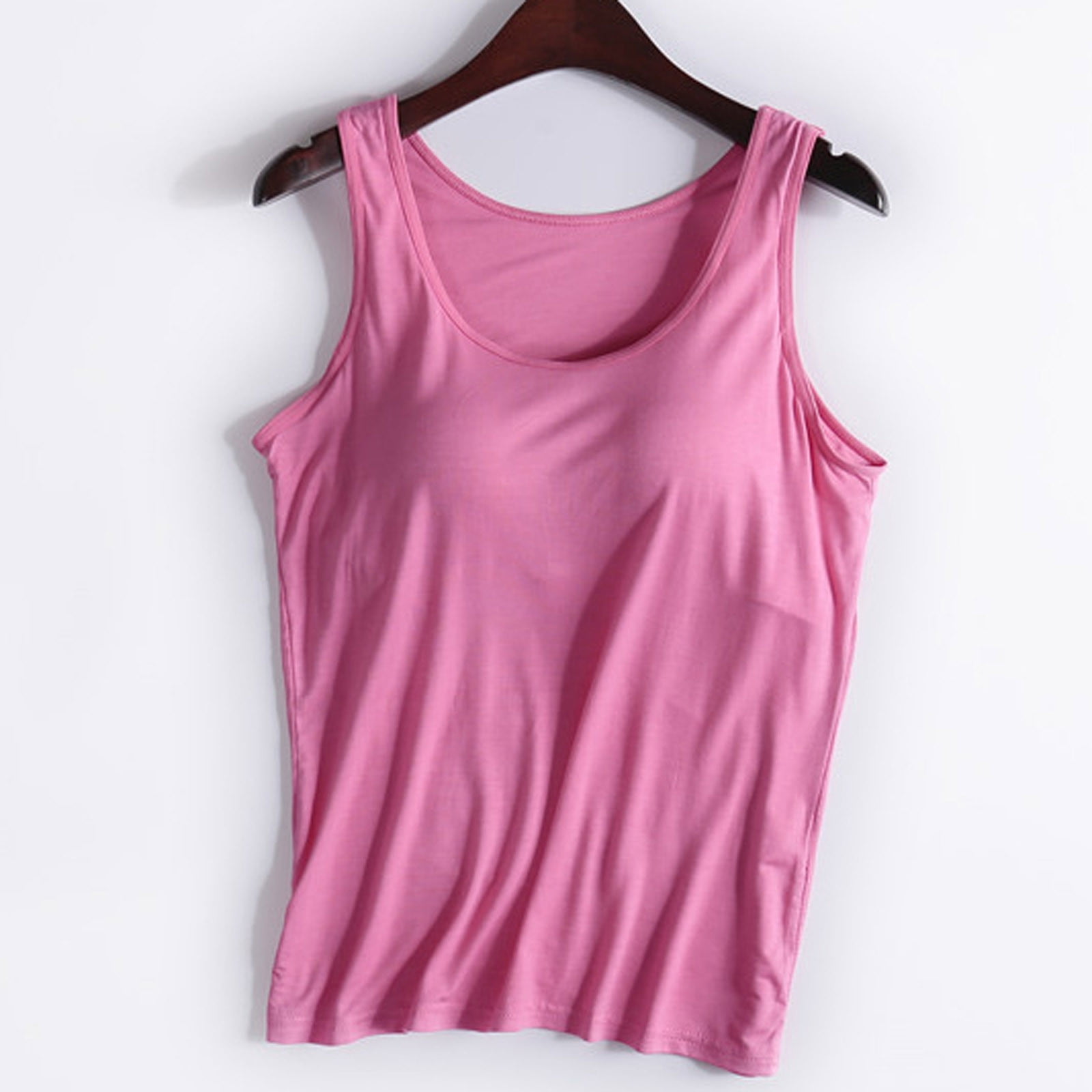 Tank Tops for Women with Built in Bra Yoga Sports Camisole With Chest ...