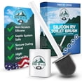 Tank processing toilet brush, wall-mounted bracket and safe for septic ...