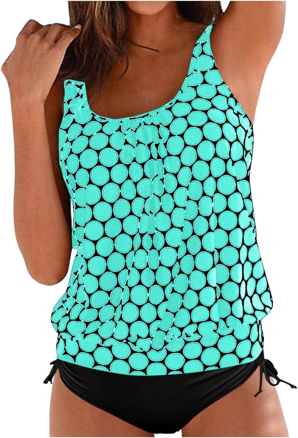 Tankini Swimsuits for Women 2024 Plus Size Two Piece Swimsuit Summer ...