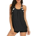 Tankini Swimsuits For Women Tops With Shorts Women Bathing Suits Black