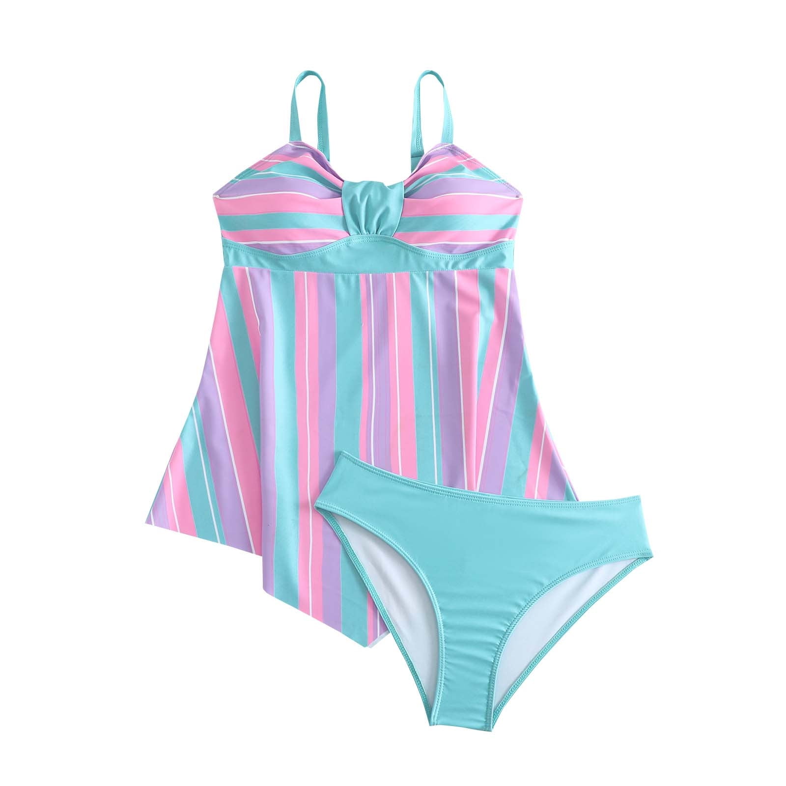 Tankini Swimsuits for Women Tummy Control Bathing Suit 2 Piece Sports ...