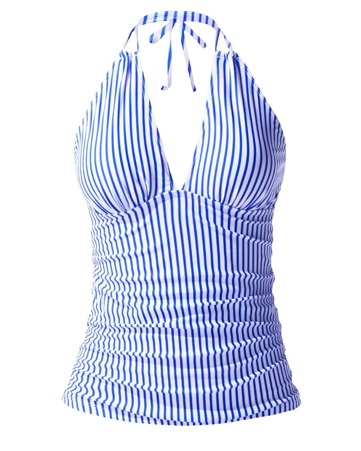 Tankini Tops for Women Swimwear Top Only V Neck Tummy Control Bathing ...