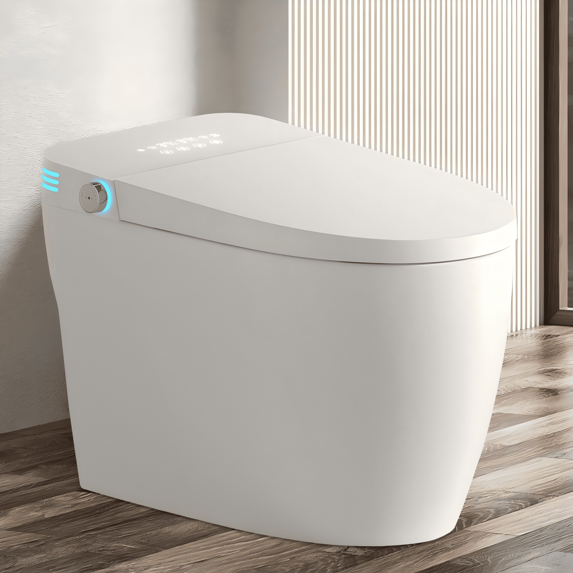 Tankless Smart Toilet With Bidet Built In, One-piece Bidet Toilet Seat ...