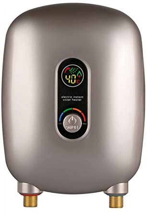 Tankless Water Heater Mini Electric Instant Hot Water with LCD Display ...