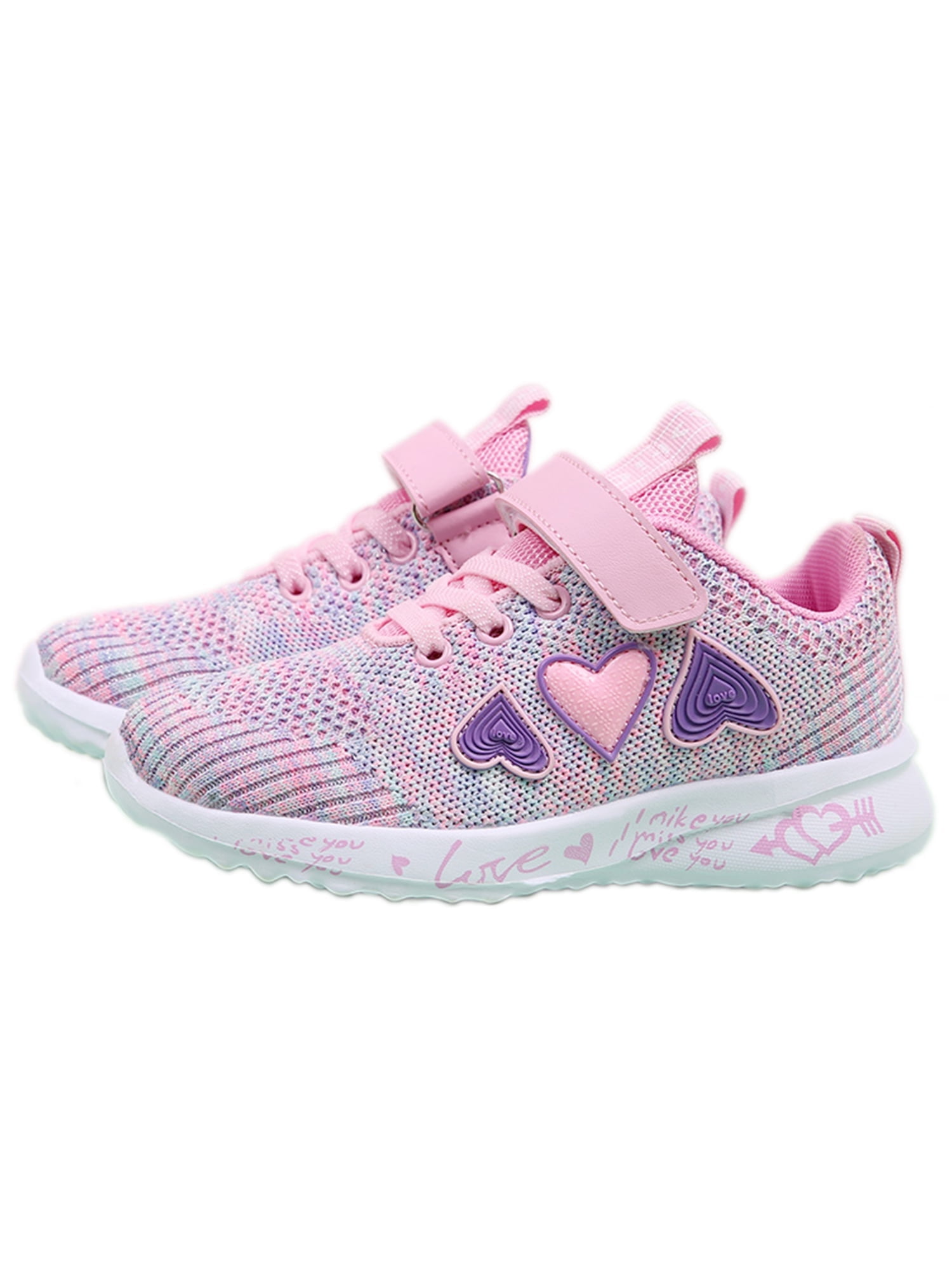 Tanleewa Girls Gym Mesh Sports Sneakers, Non-slip Safety, Breathable ...