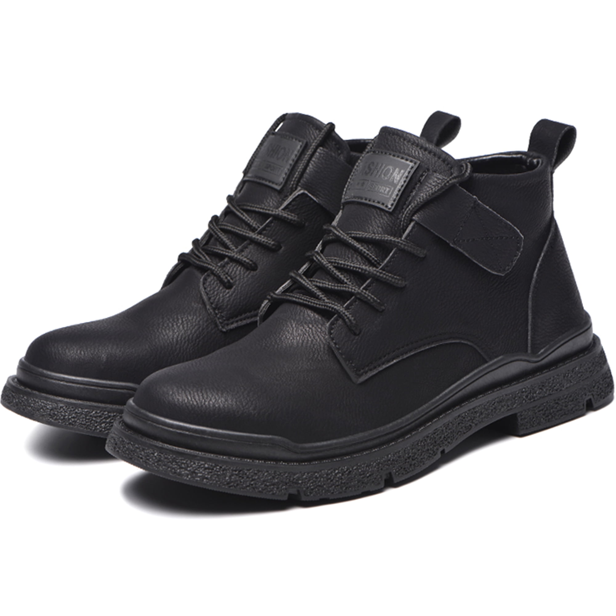 Tanleewa Safety Work Boots for Men Steel Toe Leather Waterproof Shoe Size Men5/Women6 - Walmart.com