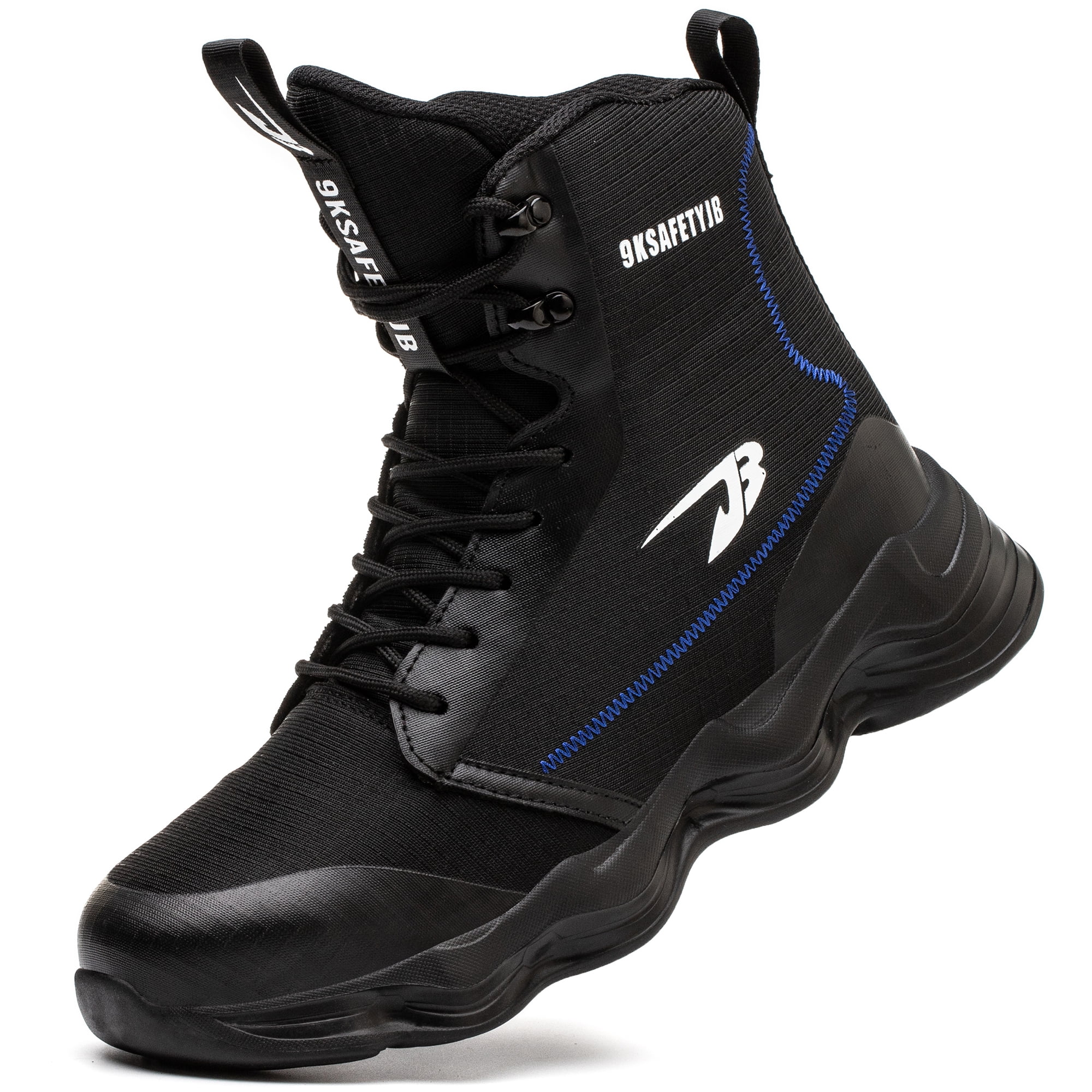 Tanleewa Steel Toe Safety Work Shoes for Men Breathable Non-Slip Shoe Size Men9.5/Women10.5 ...