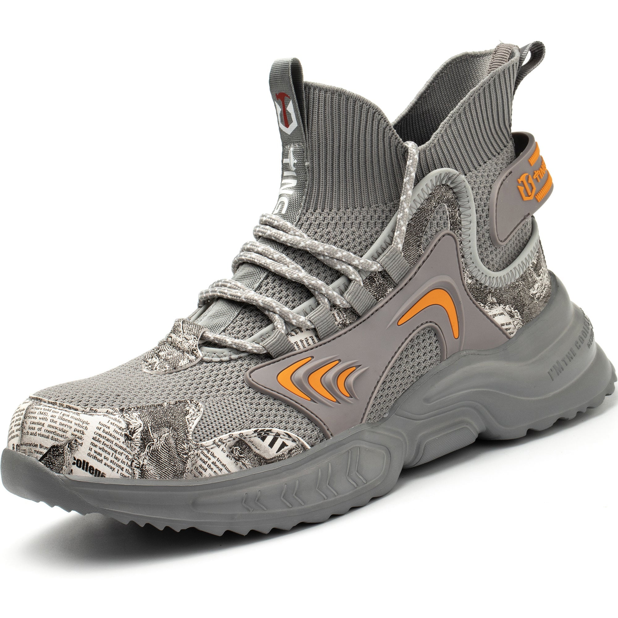 Tanleewa Steel Toe Work Shoes for Men Safety Shoes Nonslip Lightweight Sneakers Shoe Size 5 ...