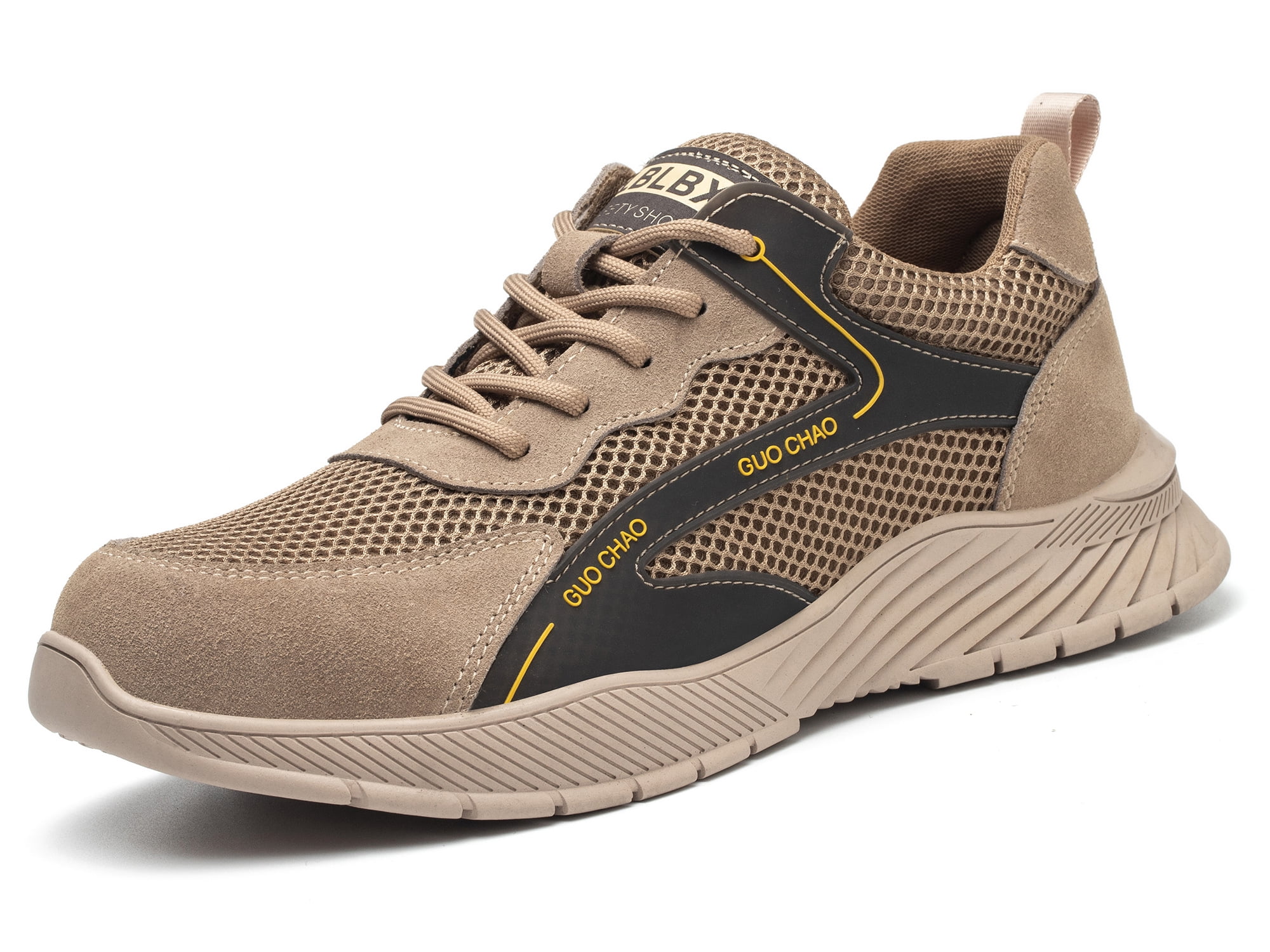 Tanleewa Steel Toe Work Sneakers for Men Women Breathable Work Shoes ...