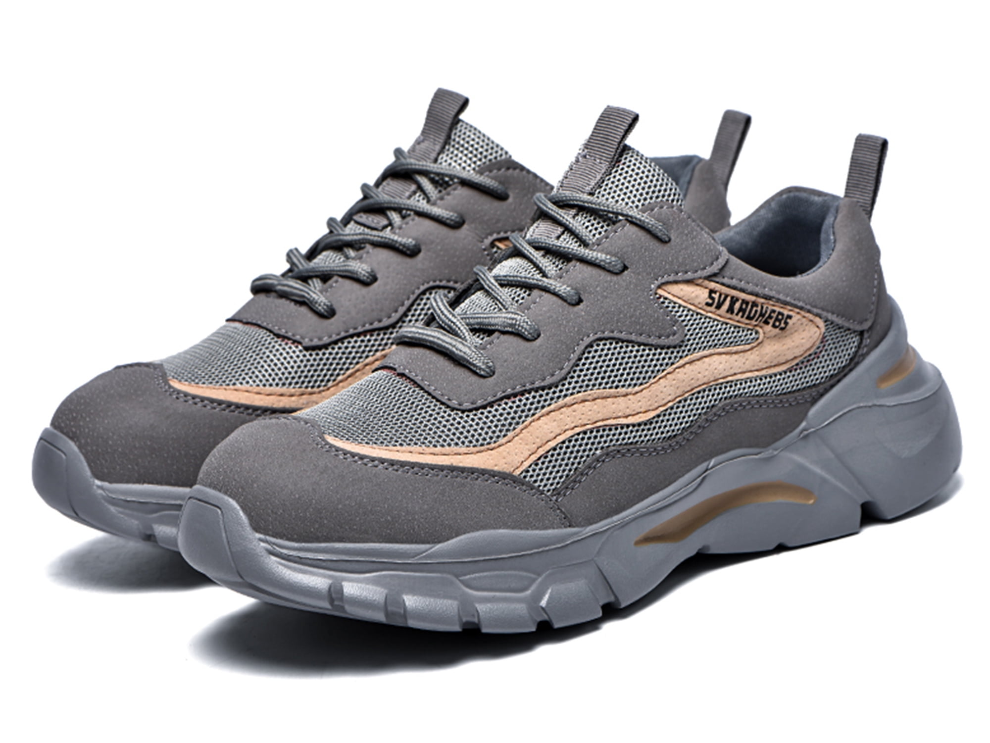 Tanleewa Unisex Steel Toe Work Shoes for Men Women Lightweight Safety ...