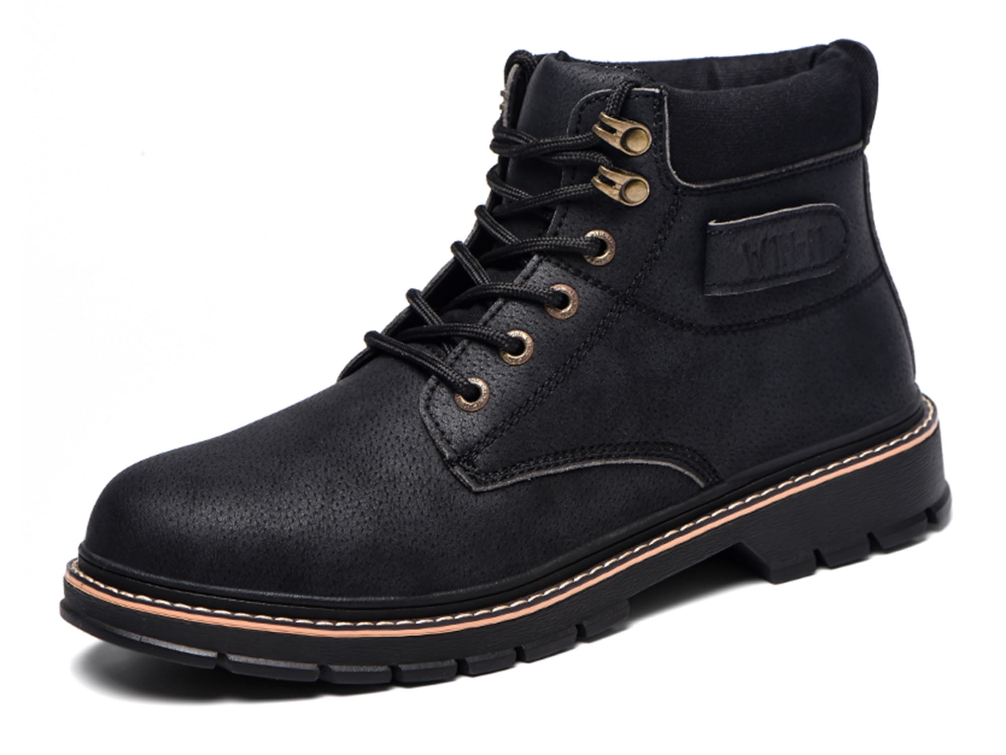 Tanleewa Waterproof Steel Toe Work Boots for Men Leather Safety Sneakers Shoe Size 8 Men/9 Women ...